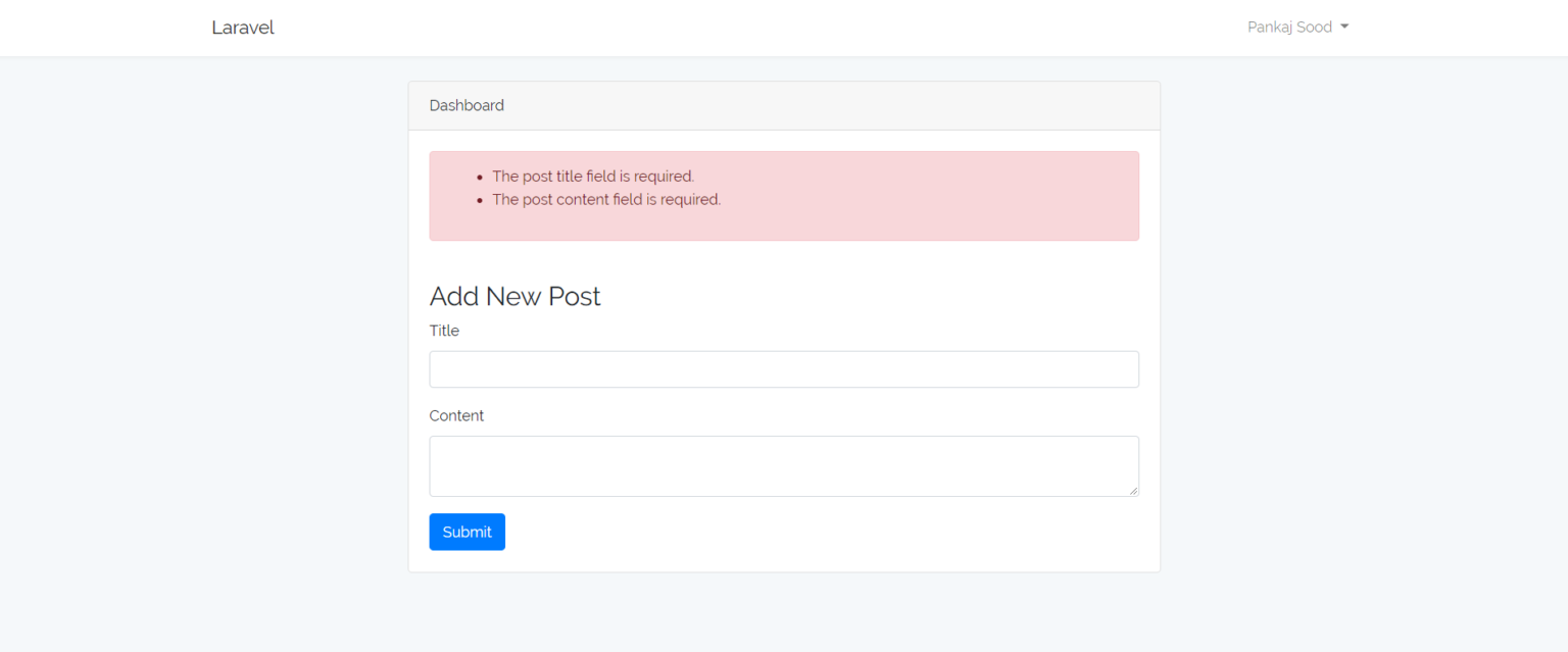 Laravel Form Validations - Codebriefly Laravel Form Validations - Codebriefly